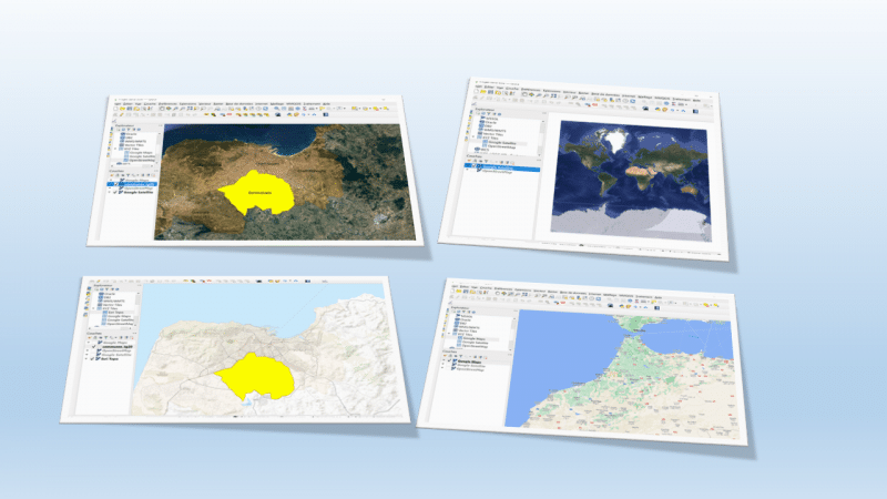 Ajouter les couches de Google sur QGIS 3.x – GeoSSC