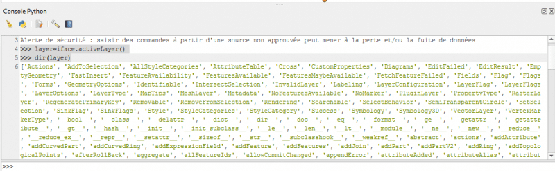 Utiliser Python avec QGIS – GeoSSC