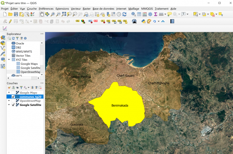 Ajouter les couches de Google sur QGIS 3.x – GeoSSC